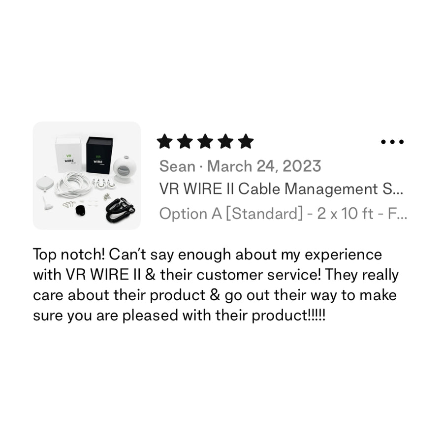 VR WIRE II - The Ultimate VR Cable Management System – LORD OF LEISURE VR